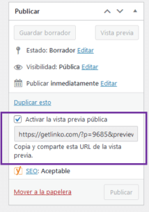 How To Share A Draft Page In Wordpress Without Publishing It? | Getlinko